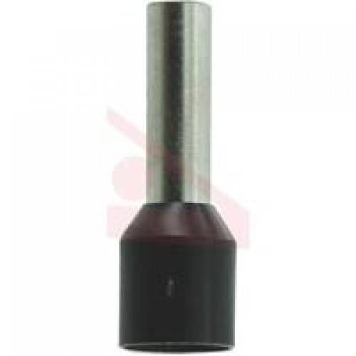 Bootlace Wire-End Ferrules : Bootlace Ferrule Black (1.5 MM)