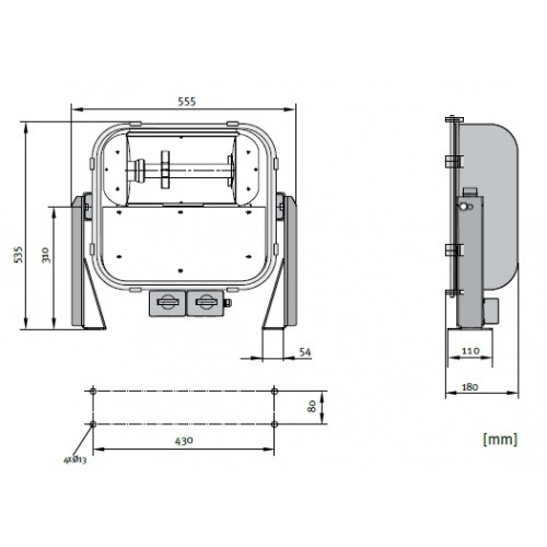 LightPartner ST76 230V, 50Hz 1 x 400W HST/HIT IP67 Stainless Steel